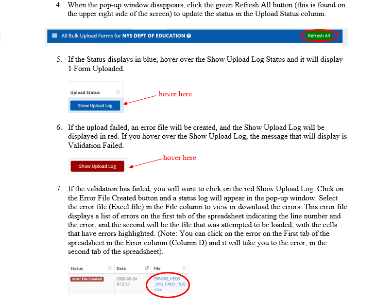 CTEA Step-by-Step Instructions to Upload file – Higher Education